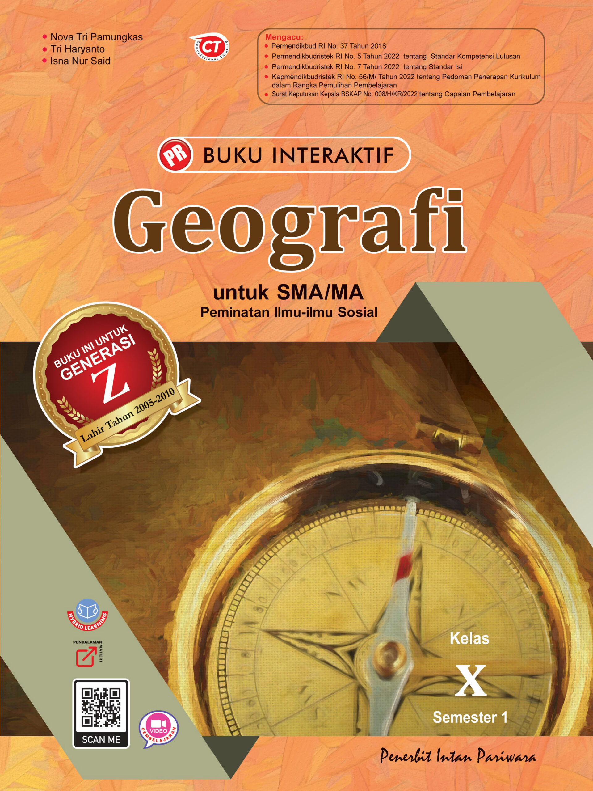 Buku Interaktif: PR Geografi X Semester 1 2022 – Intan Pariwara Edukasi